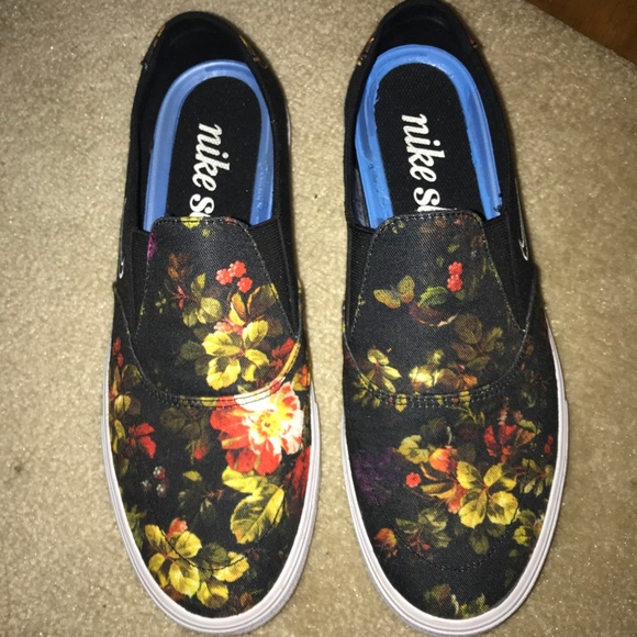 Nike | Shoes | Nike Sb Flower Shoes | Poshmark
